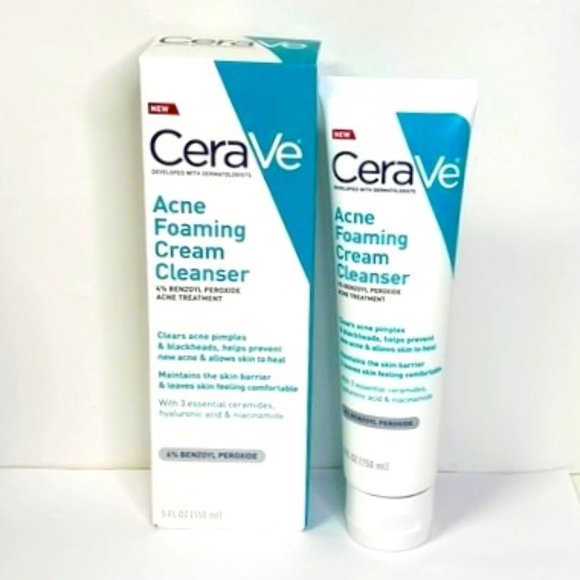 CeraVe | Skincare | Cerave Acne Foaming Cream Cleanser 5oz | Poshmark